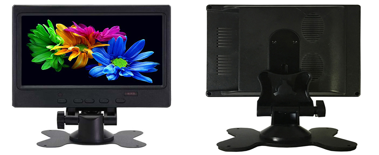 7 inch 1024*600 IPS widescreen lcd monitor with VGA HDMI Audio Speaker ...